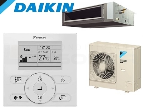 Daikin FBA140B-VCV 14.0kW Slimline 1 Phase Ducted Wired Controller Air ...